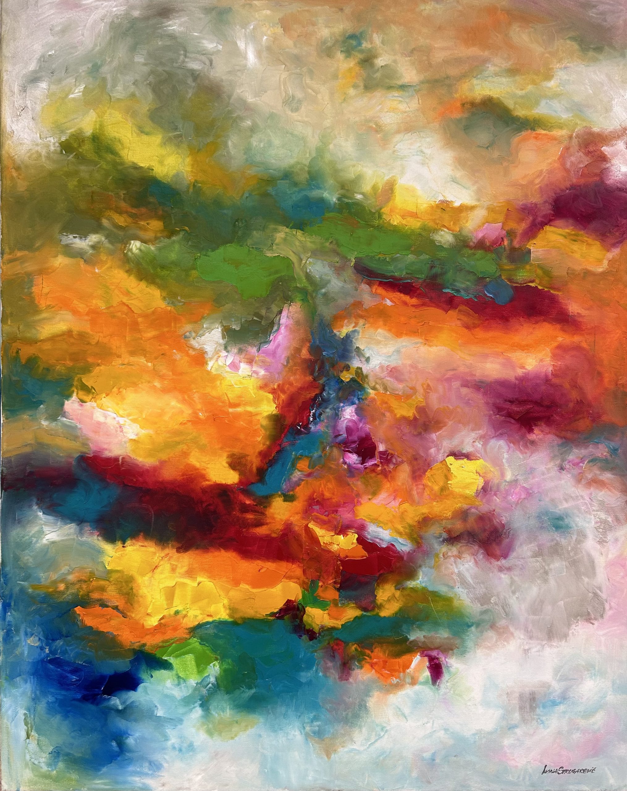 An interview with Ivana Strugarevic, an abstract artist from Serbia ...